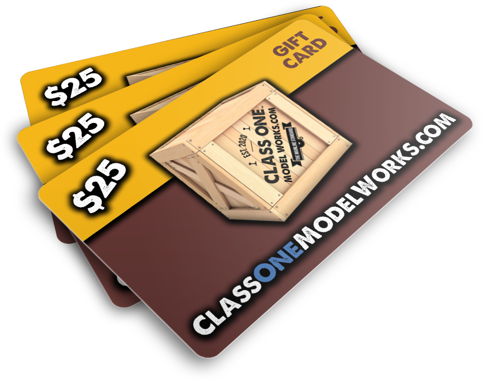 Gift Cards — Class One Model Works