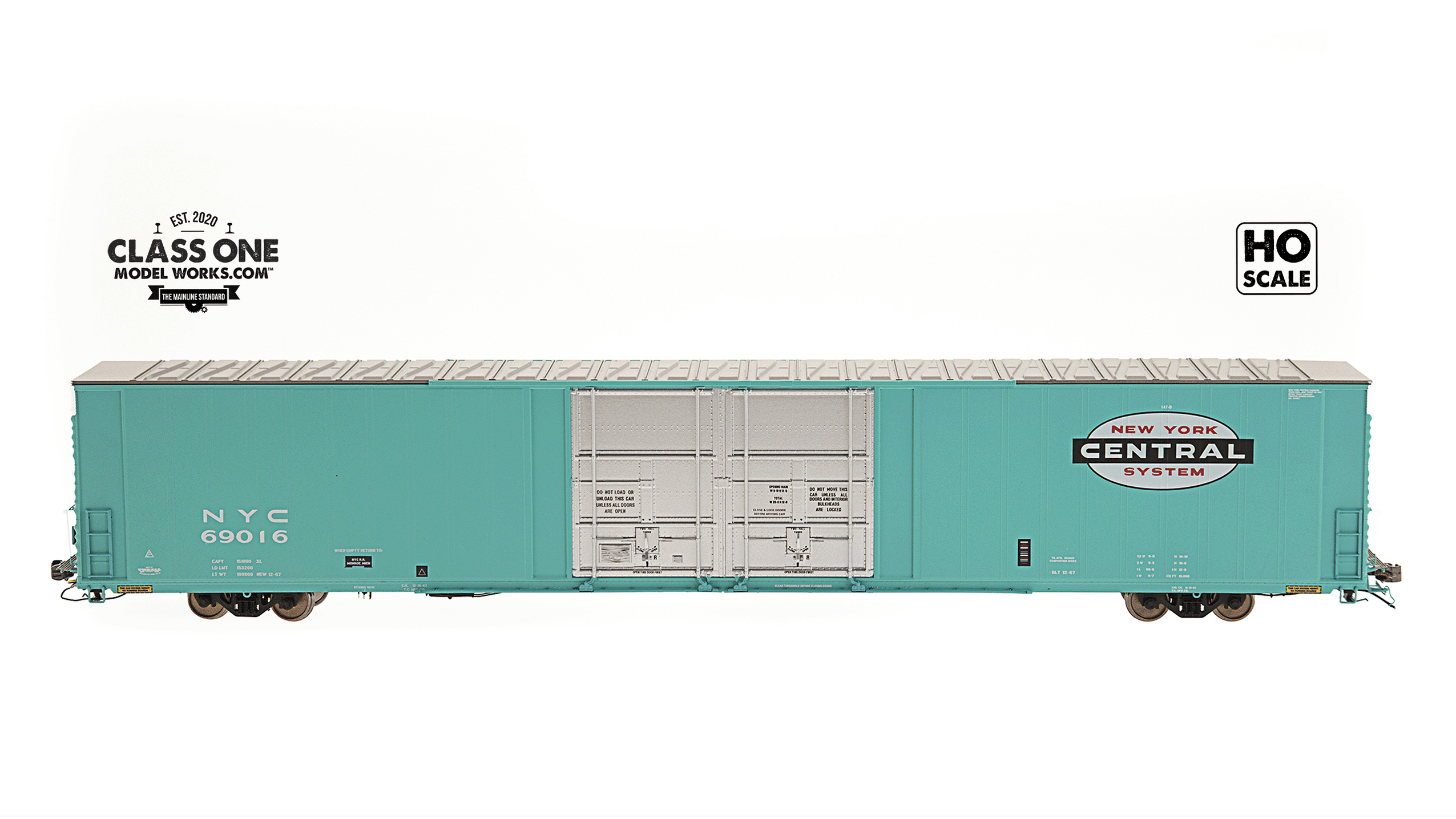 THRALL 86' HIGHCUBE BOXCAR - 4 DOOR - NEW YORK CENTRAL - RUN 2 — Class ...