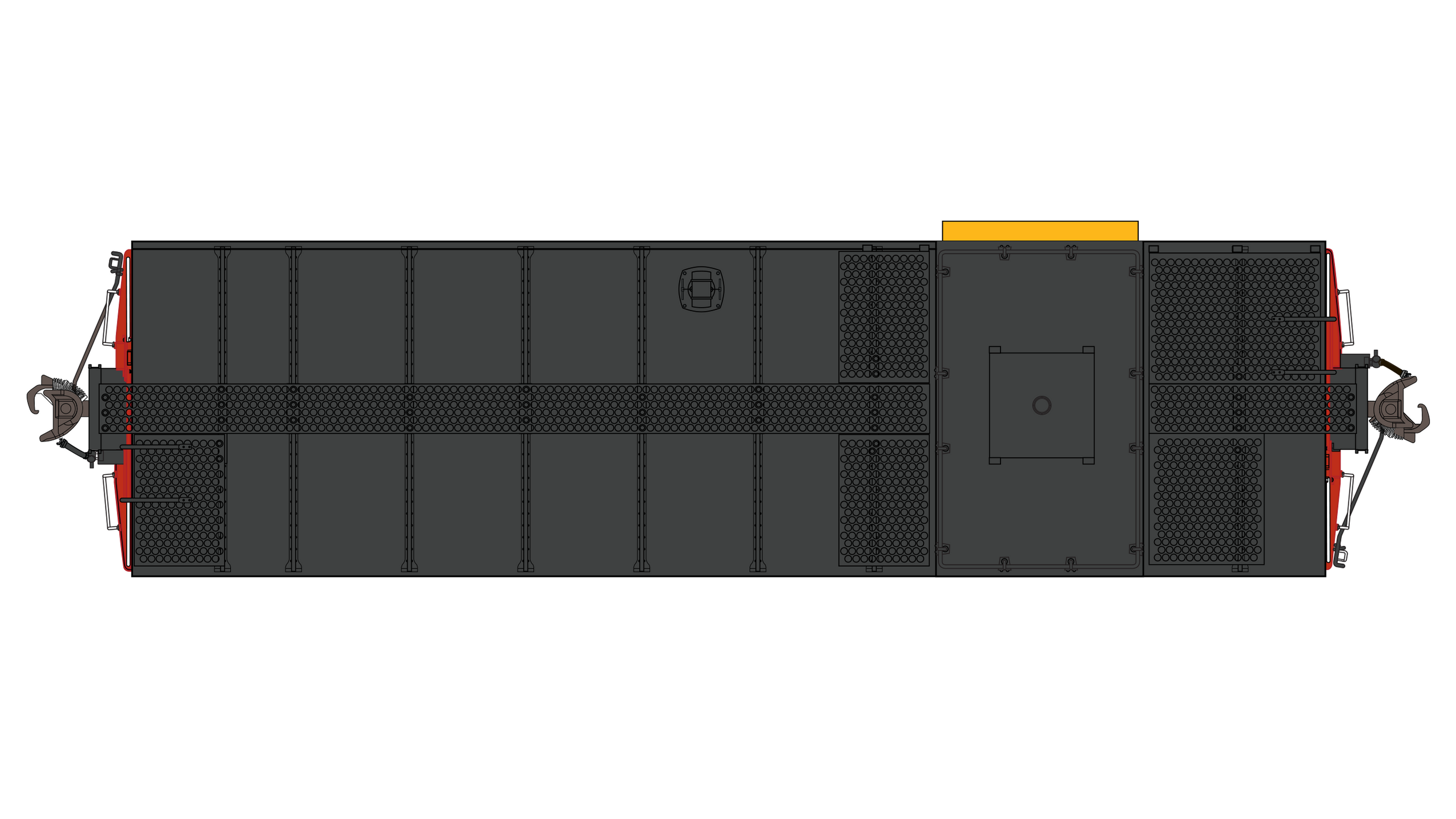 Santa Fe Peaked Roof Caboose CE-3 - Late 999602 — Class One Model Works