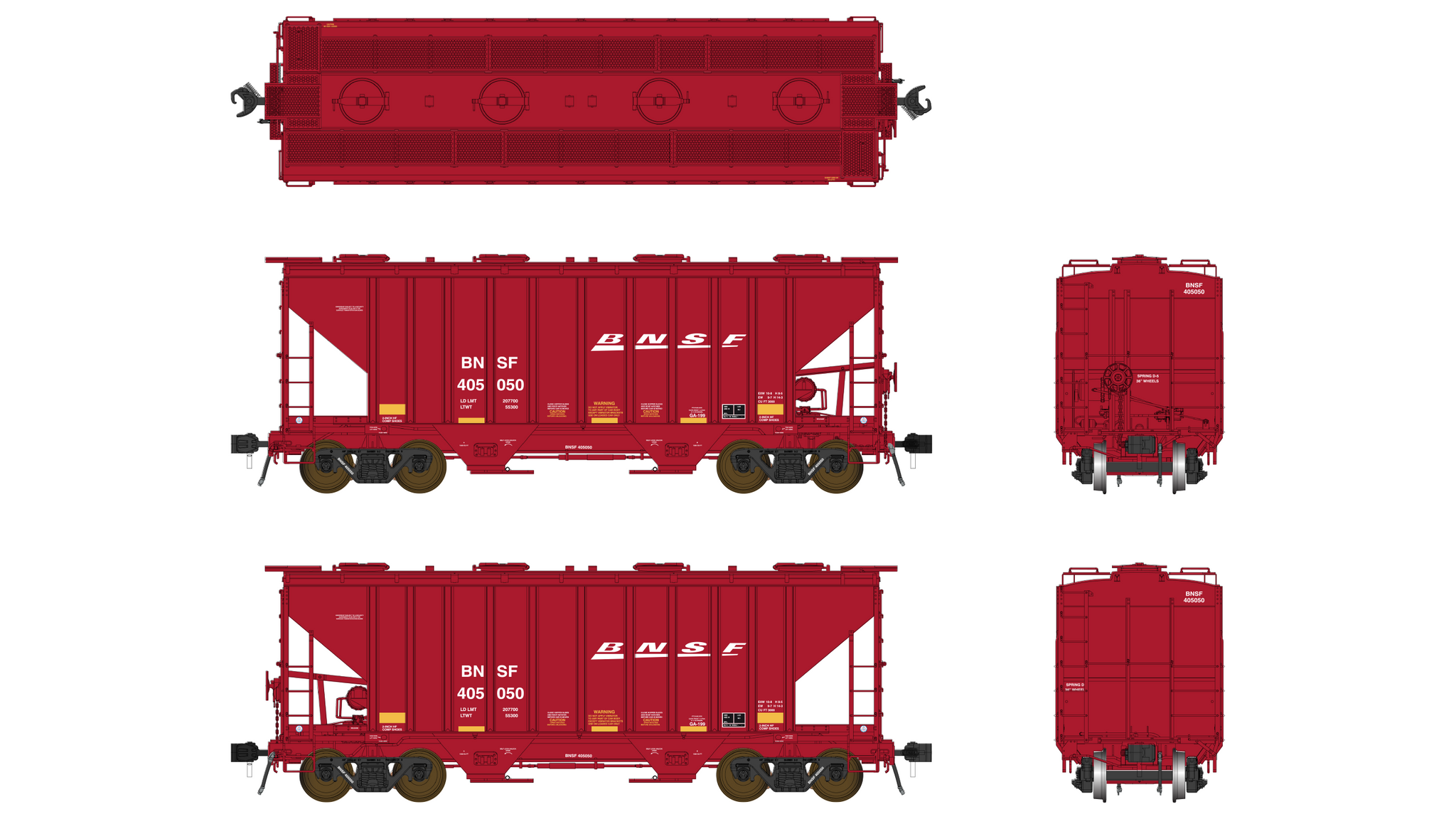 Hopper Cars — Class One Model Works