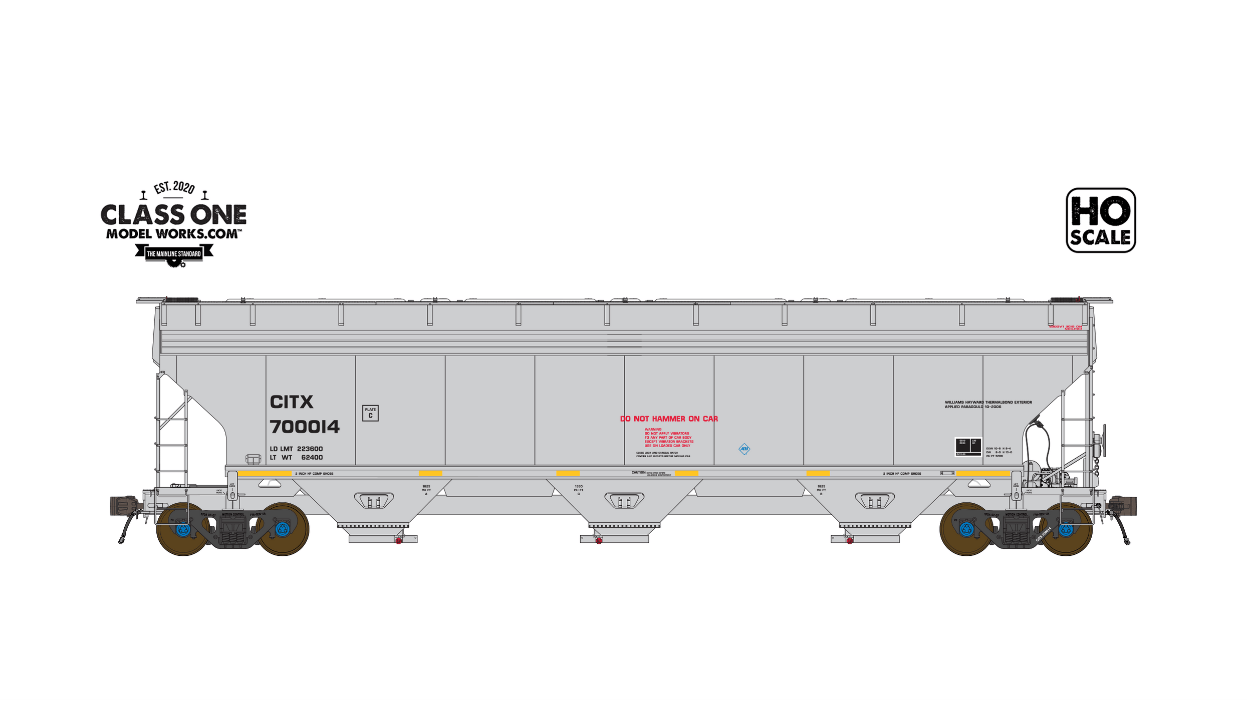 ARI 5200 Hopper Car - CIT Group — Class One Model Works