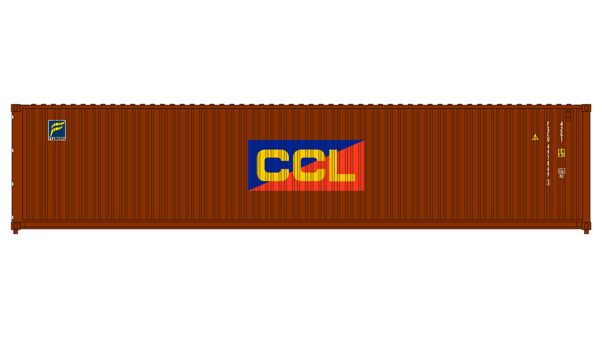 3-Pack CIMC 40' Corrugated Containers - Florens Container Leasing ...