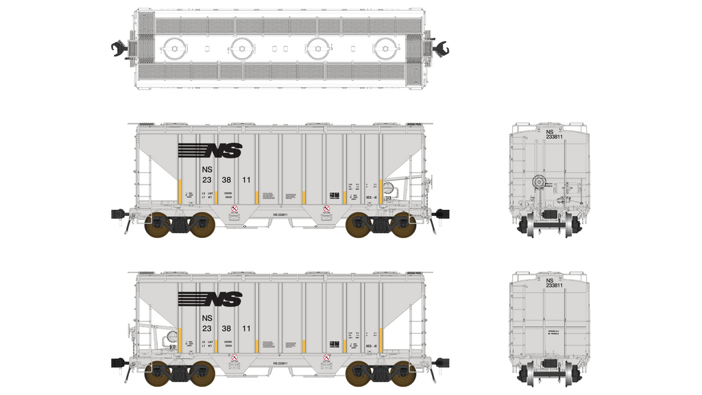 Hopper Cars — Class One Model Works