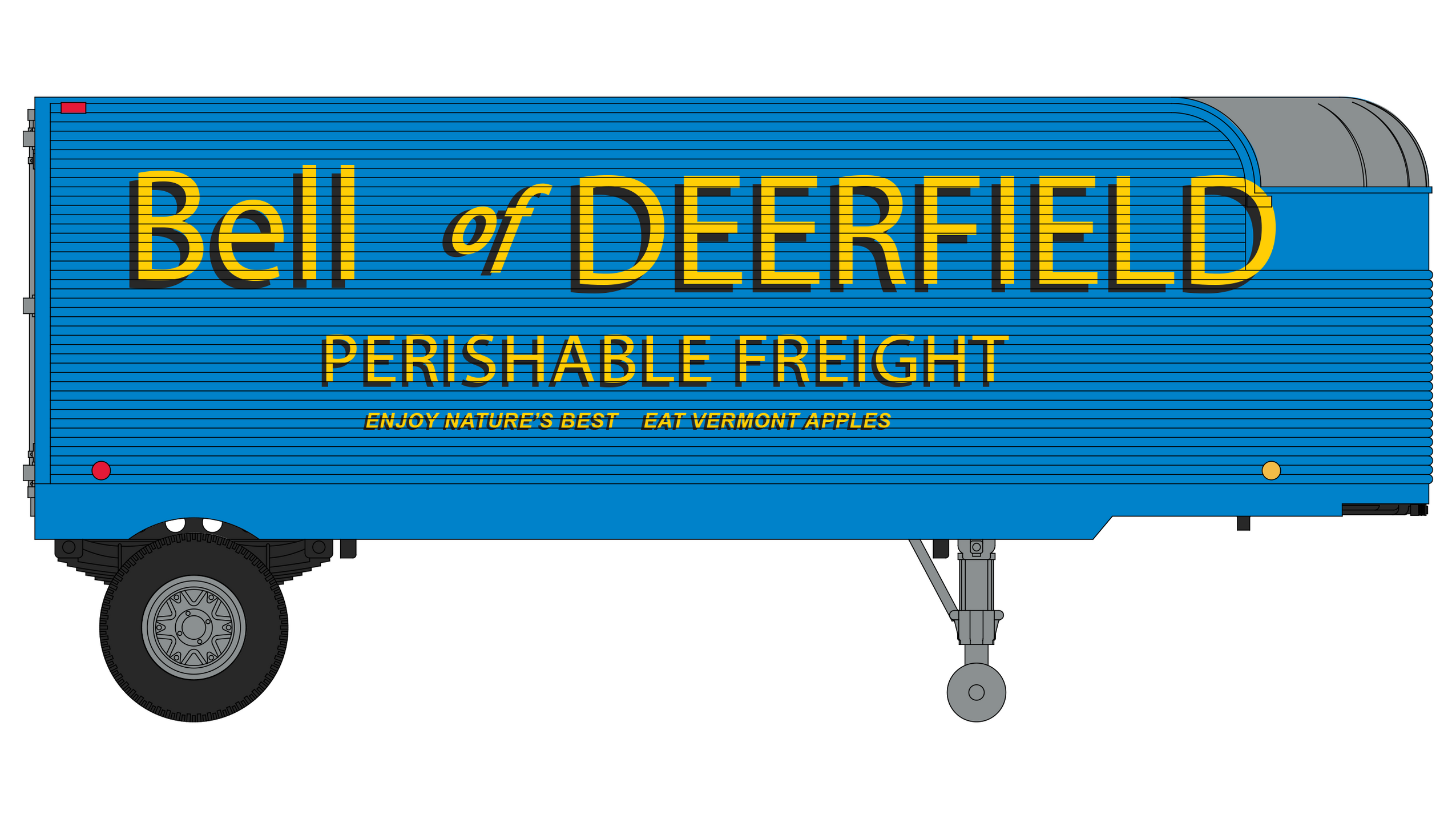 Fruehauf 26' Trailer - Bell of Deerfield — Class One Model Works