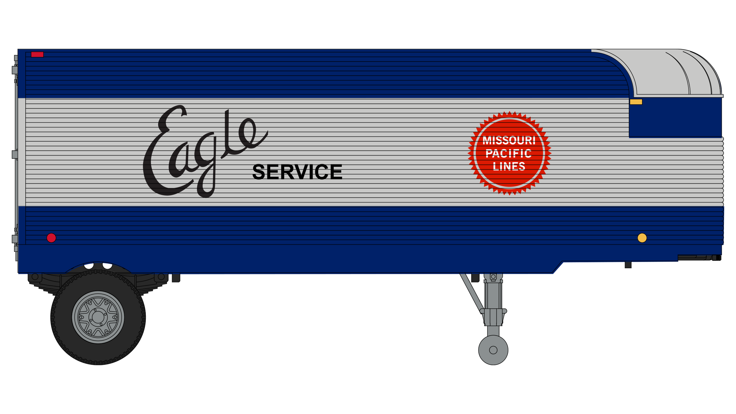 Fruehauf 26' Trailer - Missouri Pacific — Class One Model Works