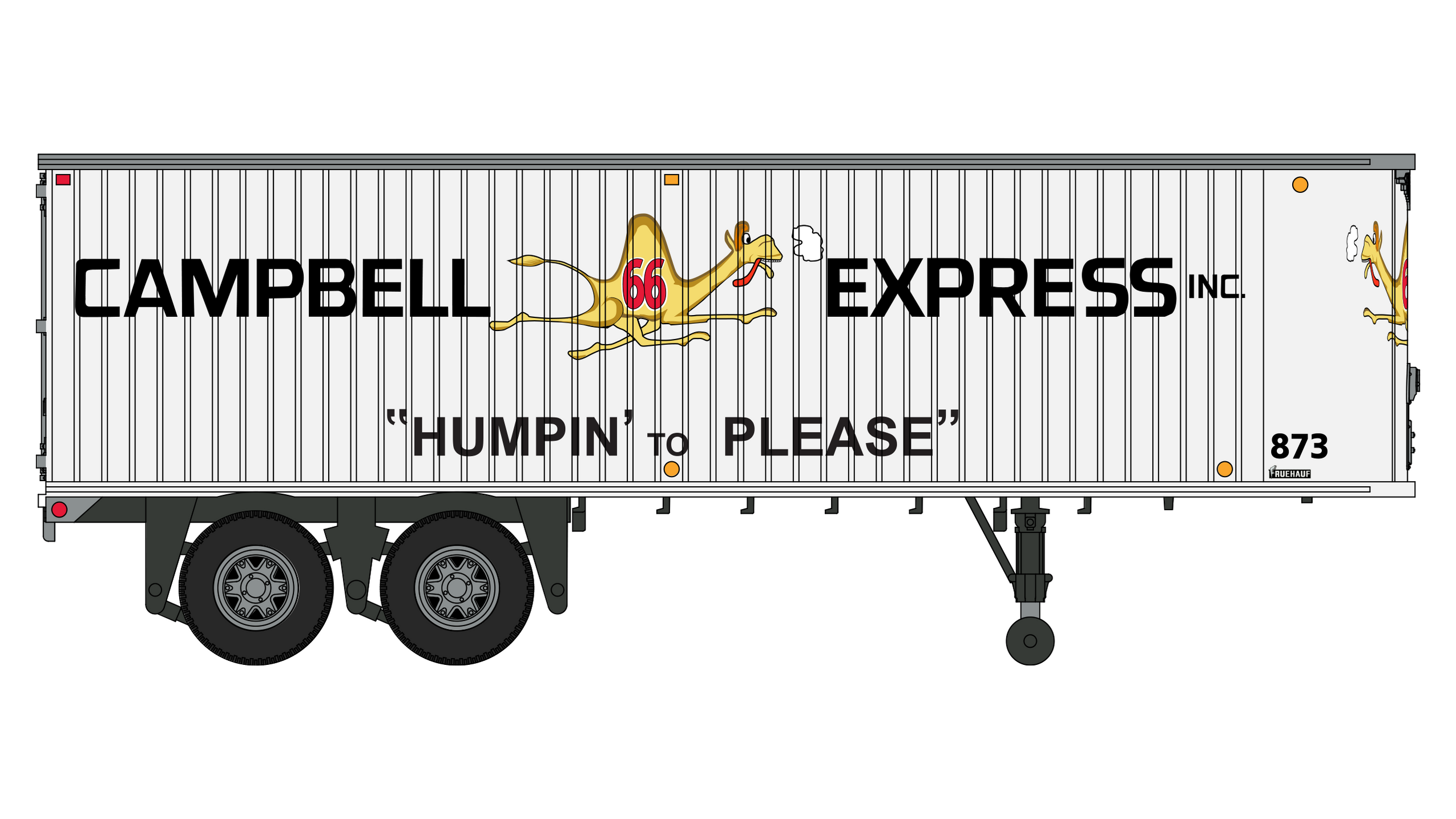 Fruehauf 31' Trailer - Campbell 66 Express — Class One Model Works